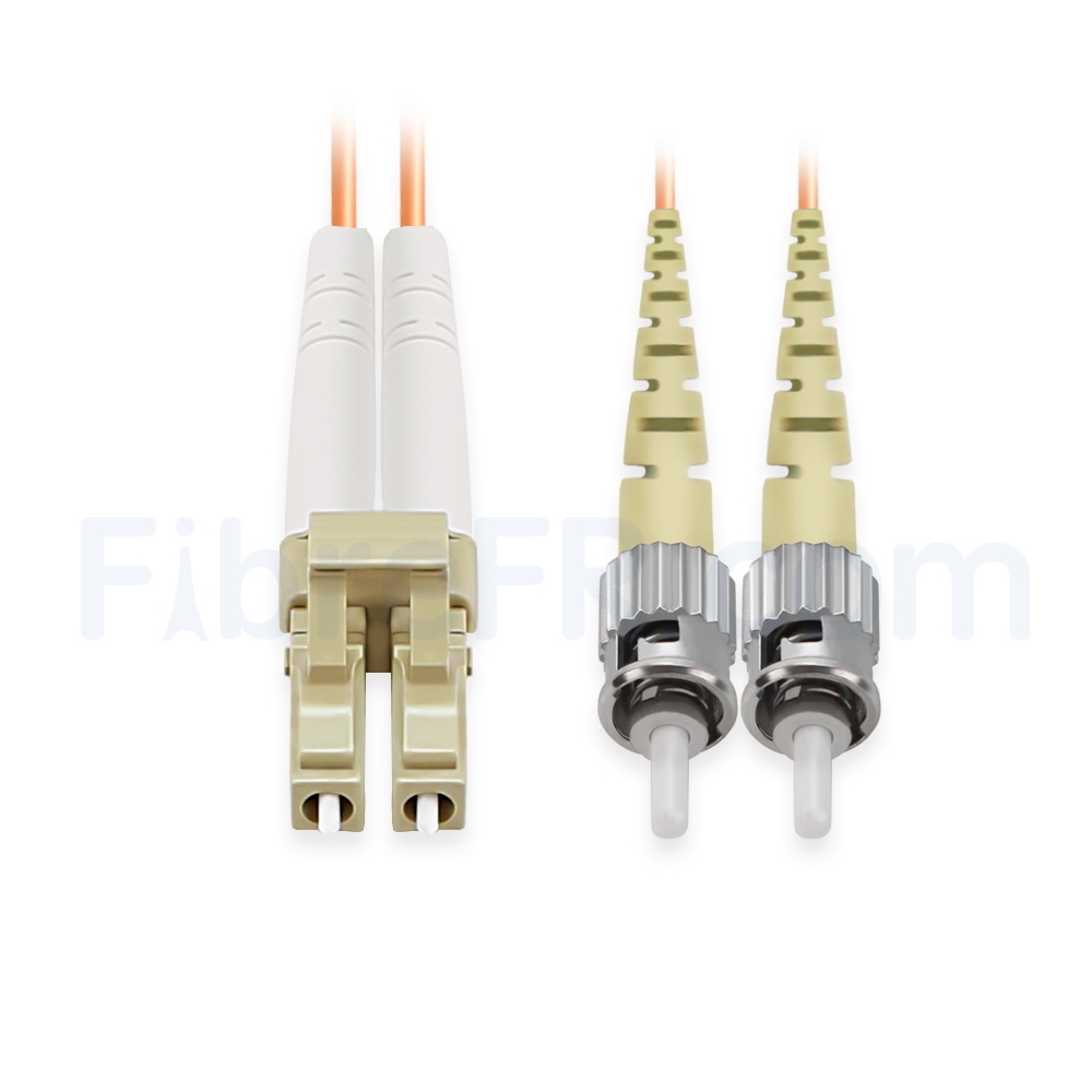 FibreFR Jarretière Fibre Optique OM1 LC ST Duplex Multimode - 1m