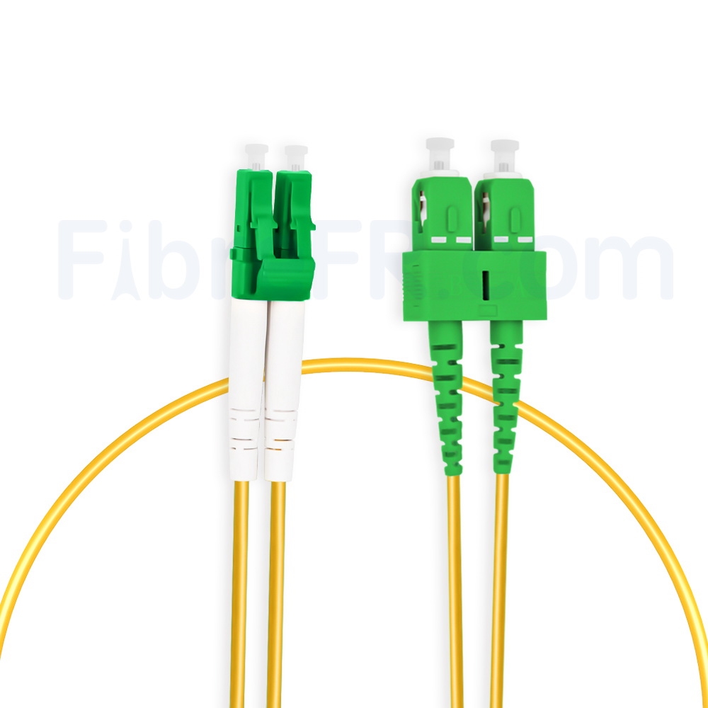 FibreFR Jarretière Fibre Optique Monomode OS2 LC SC Duplex - 1m