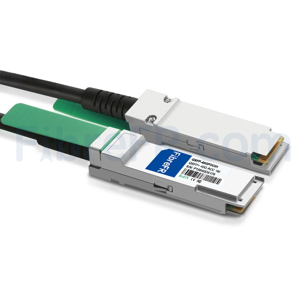 FibreFR Câble QSFP+ 40G DAC Cisco QSFP-H40G-CU1M Compatible
