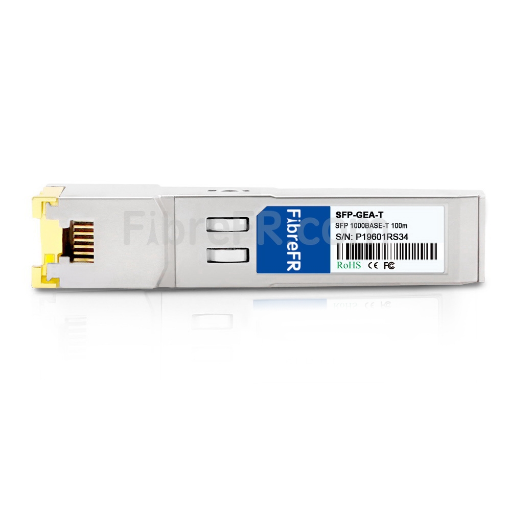 FibreFR Module SFP 1000BASE-T Allied Telesis AT-SPTX Compatible